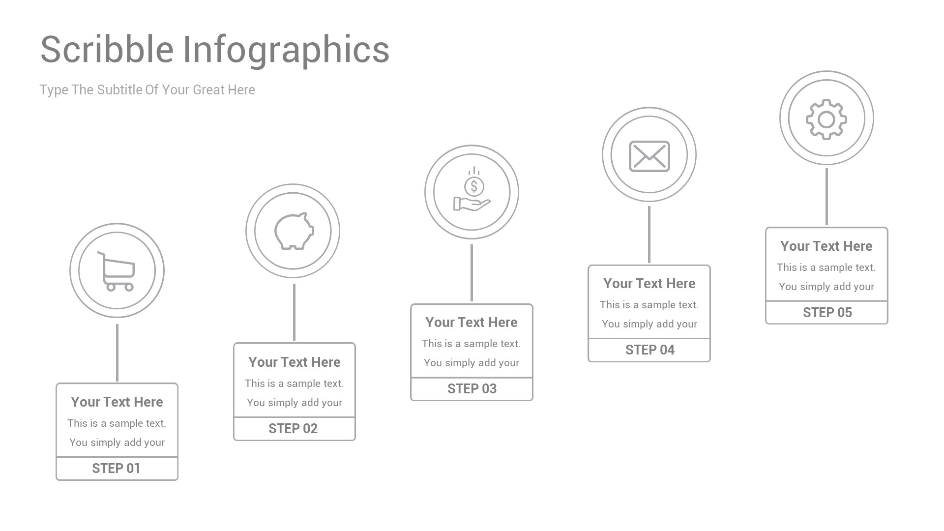 Scribble-Doodle Infographics PowerPoint Presentation Template by Neroox